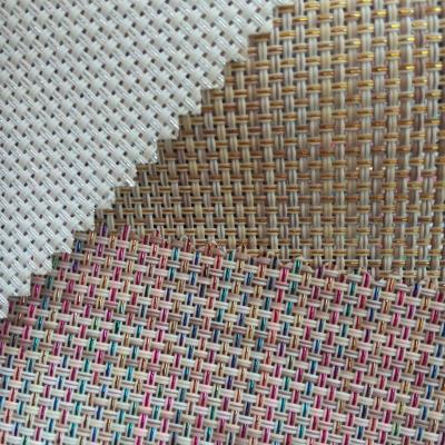 China tela de malla de Textilene de los colores en de plata o de oro en él, tela ULTRAVIOLETA de la malla al aire libre en venta