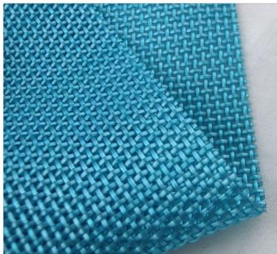 China light blue Textilene 1X1 woven Mesh UV Fabric for pool safety fence outdoor chair fabrics for sale