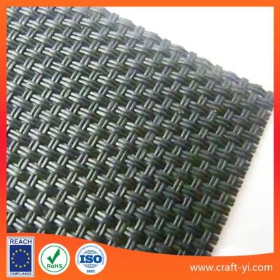 China Tela negra del color en el textilene para la hamaca del oscilación o el ocioso del sol en venta