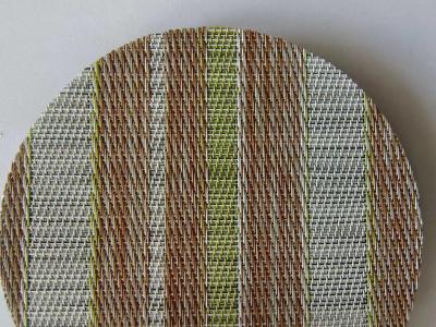 China Custom Jacquard Textilene Mesh fabric for Table mat, Carpet or Wallpaper PVC Woven Fabric for sale