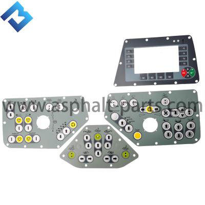 China panel sticker film of the asphalt paver parts grey 3 generation with circle ring for sale