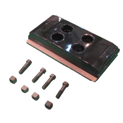 중국 2046286/2360892 통합 트랙 신발 원본 표준 발톱 없는 하차 시스템 고품질 도로 건설 판매용