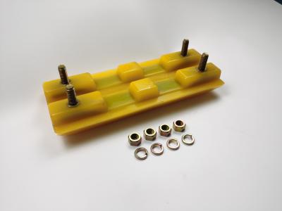China 2411112 Polyurethankautschuk-Block/Spur-Schuhe-Fräsmaschine Ersatzteile 3 Rippen für den Straßenbau W205/W2000 zu verkaufen