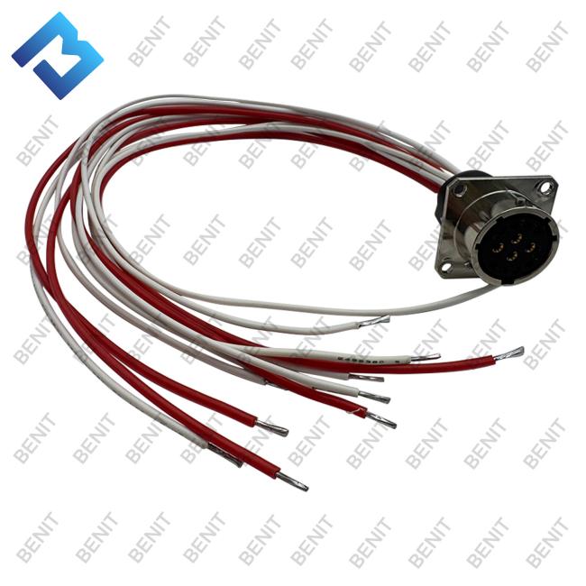 12-pin Socket side view