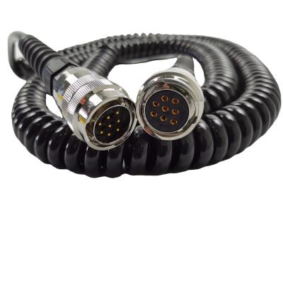 China asphalt paver spare parts sonic 8coins 8holes grade sensor cable electricos for sale