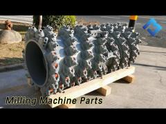 Road Milling Machine Parts Drum 2307326 2307322 Steel For Wirtgen