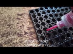 Track chain with track pads2