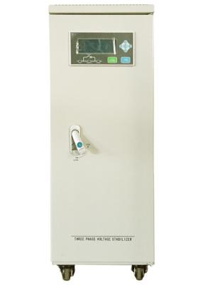 China 30KVA 50HZ Small Size Three Phase Voltage Stabilizer For Africa Elevator IP20 AVR Voltage Regulator for sale