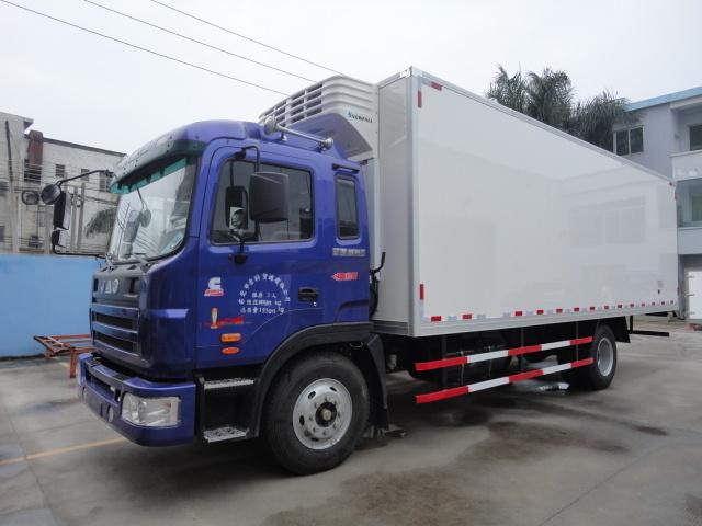 Interior view of high-quality refrigerated truck body