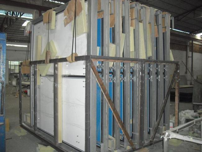 FRP Dry Truck Box demonstrating custom color options and finished product