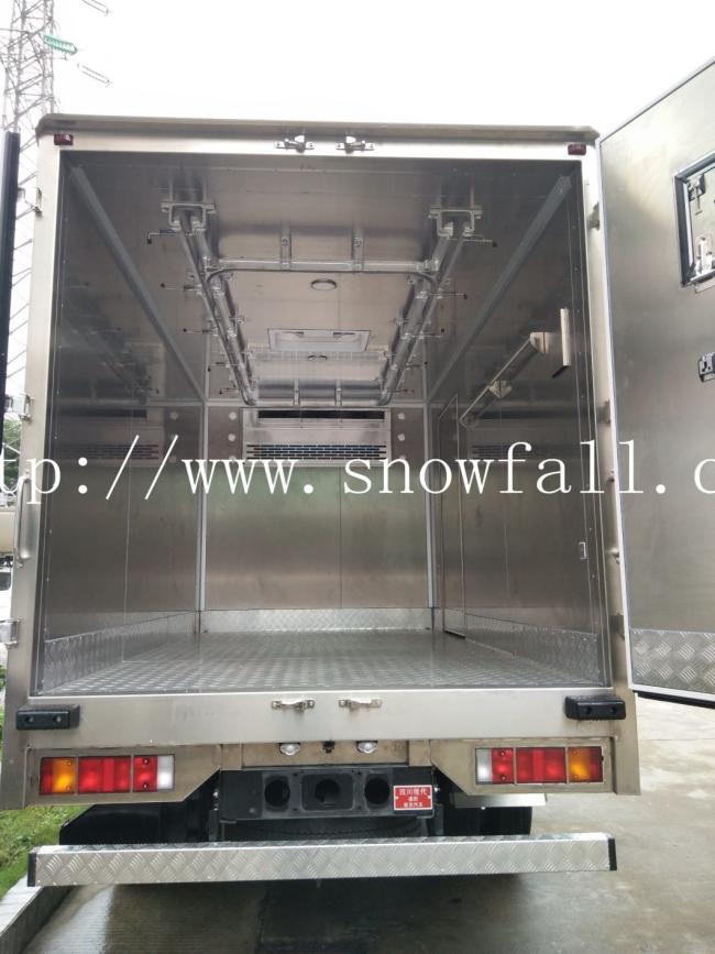 External view of FRP Meat Rail Truck Box with professional design