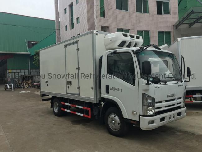 Close-up view of SNOWFALL refrigeration unit components