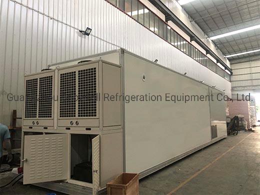 Fire retardant container house side view with modern design