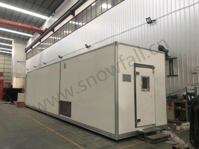 High-strength movable container house structure