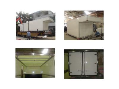 Chine Meilleur scellement CBU Carrosserie de camion de marchandises sèches Installation facile et unique à vendre