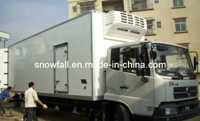 중국 조립 독특한 쉽게 설치 유리섬유 냉동 트럭 몸 / 냉동 트럭 판매용