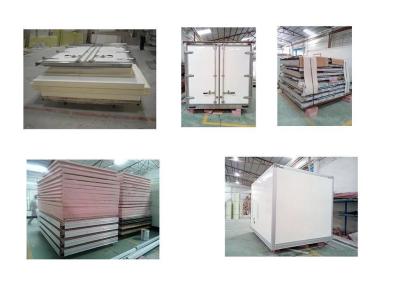 중국 CKD 냉동 트럭 몸체 더 나은 밀폐를 위해 진공 기술로 고압에서 형성 판매용