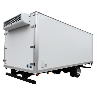 China 5250X2350X2400mm Kühlwagenkasten mit Schaltgetriebe und besserer Abdichtung zu verkaufen
