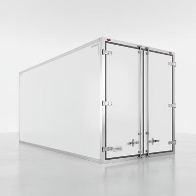 China Refrigerated Truck Box with Polyurethane Foam Insulation and Sandwich Panel Construction in Customizable Colors for sale