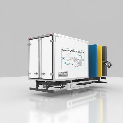 China Easy Installation Refrigerated Truck Box with Customizable Colour Options and Polyurethane Foam Insulation for sale