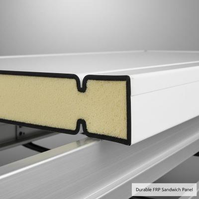 China Durable FRP Sandwich Panel Truck Box with PUR Polyurethanes PU Insulation Core and Closed Sandwich Panel Structure for Easy Installation for sale