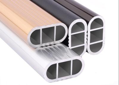 Cina Profilo espulso di alluminio d'anodizzazione 6063 T5 per resistenza dell'alcali del guardaroba in vendita