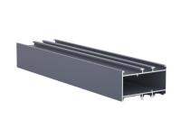 China 3.0mm Aluminium Rectangular Profile 65 Window Yarn Integration Inner Frame for sale