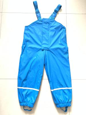 China Fashionable reflective rain proof kids overall bip pants from China for sale