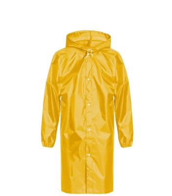 China Polyester coated PU 100% waterproof customized printing raincoat for sale for sale