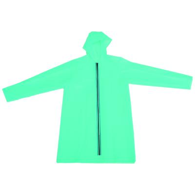 China High quality low price new design waterproof green raincoat for adult for sale