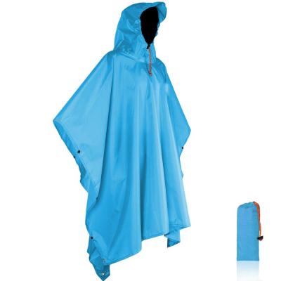 China OEM high quality 100% waterproof camouflaged raincoat poncho for sale