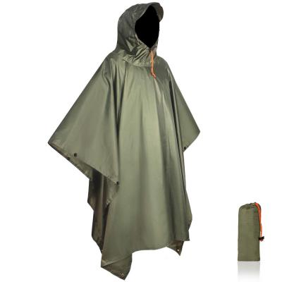 China 100% Waterproof breathable 190T polyester scooter rain poncho rain coat for bike for sale