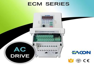China AC / AC Single Phase Variable Frequency Drive VFD Electrical White ECM Series for sale
