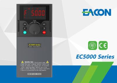China 0.4KW Single Phase Industrial Inverter VFD Vector Control Power Gray For Home for sale