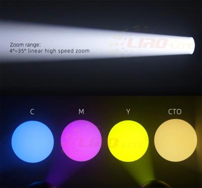 Cina 3in1 LED 400W Beam Spot Wash BSW Moving Head 8 colori per DJ in vendita