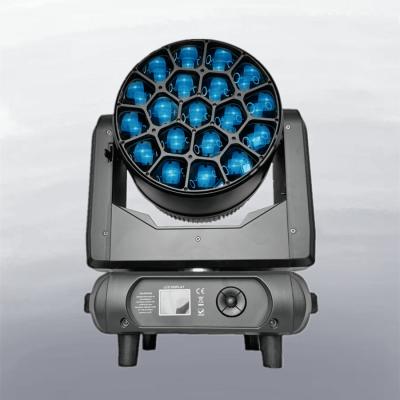 China 19*20w K10 Bee Eye RGBW Zoom Wash Disco Moving Head Stage Lights for sale