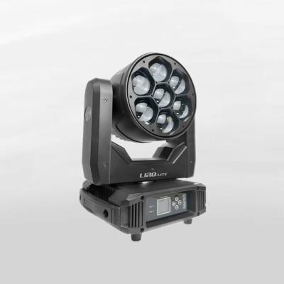 Cina Bee Eye 7*40W Rgbw 4in1 Dmx 512 LED Wash Moving Head Light Dj Disco Con Zoom in vendita