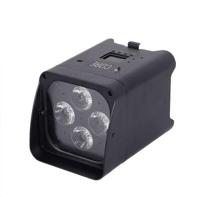 Cina 4pcs 18w RGBWA-UV 6IN1 a batteria Uplighting Mobile WIFI APP IR Control in vendita