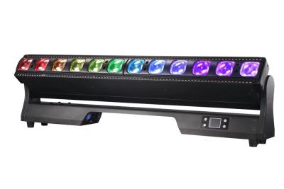 Cina RGBW Zoom Led Moving Head Bar 12x40w 4in1 Stage Concert Wedding Club in vendita