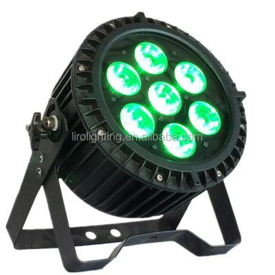 Cina 7pcs 20w Aluminum Outdoor IP65 Par Rgbw Led 7x20w RGB LED Par Light in vendita