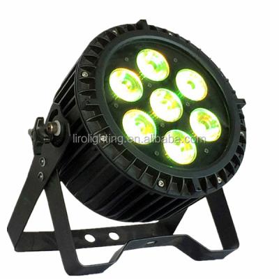 Cina 7pcs 20w Aluminum Outdoor IP65 Par Rgbw Led 7x20w RGB LED Par Light in vendita