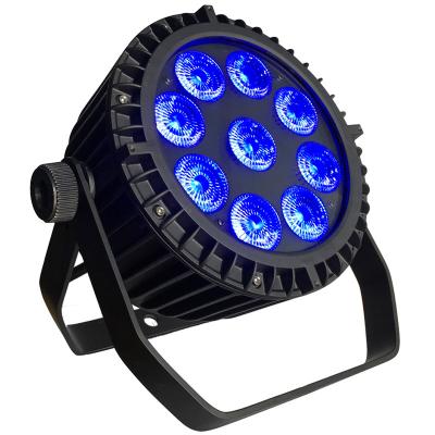 Cina 9*12W RGBW 4in1 Flat Par Luci LED Evento di nozze Luce 60000 ore in vendita