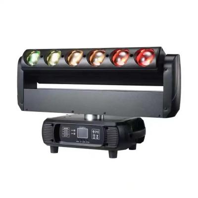 China RGBW lavado con estroboscópio LED cabeza móvil RDM DJ luz discoteca doble cara 6x60w DMX luces de escenario LED barra en venta