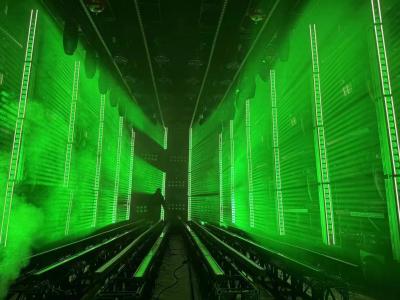 Cina 12x40w Rgbw 4in1 Disco Dj Pixie Light Rainbow Effect Zoom Sweeper Wash scena concerto matrimonio in vendita