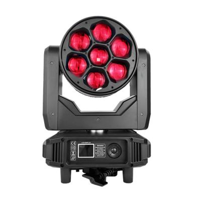Cina 7*40W RGBW 4 in 1 Big Bee Eye Beam LED Moving Head Stage Wash Zoom Lighting con CTO in vendita