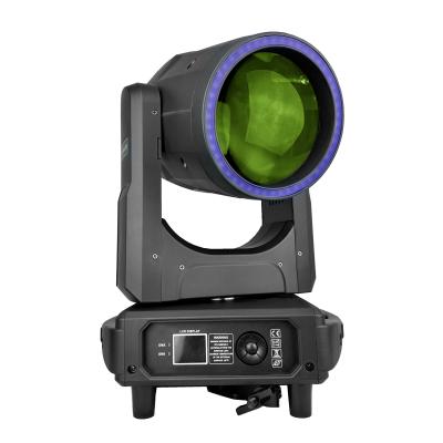 Cina 300w Moving Head Light Beam Light Show Stage Disco Move Head Beam Pattern Light With Led Ring Strip Dj Event in vendita