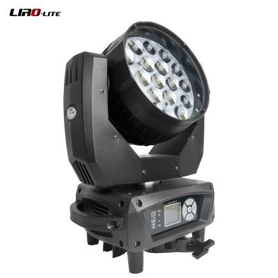 Cina Lavaggio 19*15 Rgbw 4 in 1 Mac Aura Moving Head Rgb/Remote Control Dmx Zoom Lavaggio Stage Light in vendita