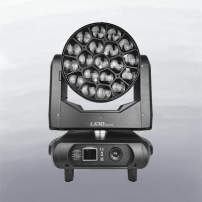 China Potente Bee Eyes 19x40W K15 DMX RGBW LED Zoom Wash Moving Head Light Per DJ Stage Disco Light for sale