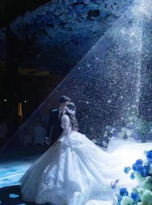 Cina DJ Matrimonio Sposa Magia Matrimonio Snow Machine&10W RGB Animation Laser Show Light Haze Machine Combinazione Effetto pioggia in vendita