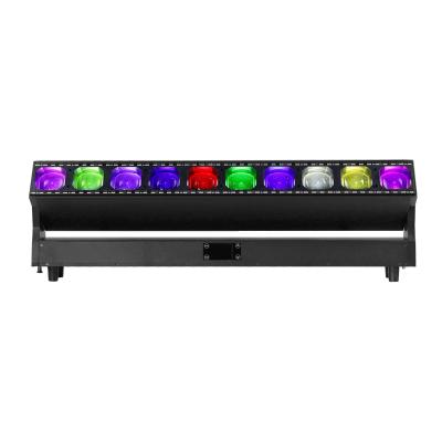 China Super Dotline 10X60W Zoom Bar RGB Moving Head Light Attrezzatura di luce per palcoscenico Eventi matrimoniali Presentazione Concerto Luce di festa for sale